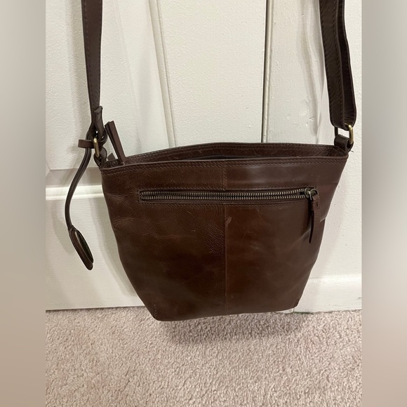 Born | Bags | Born Dark Brown Leather Purse | Poshmark